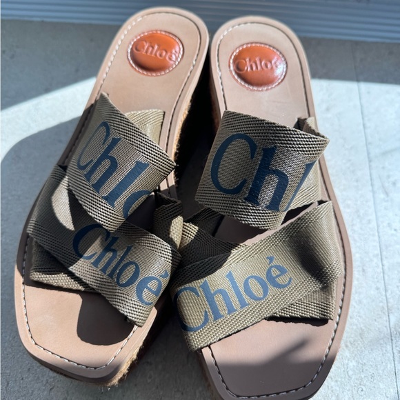 Chloe | Shoes | Chloe Woody Cloth Espadrilles | Poshmark